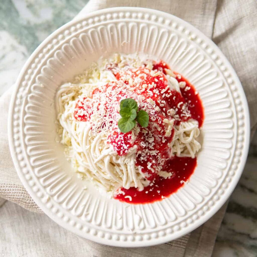 Spaghettieis: Den Tyske Isdessert Hjemme | Bon Bon Ice