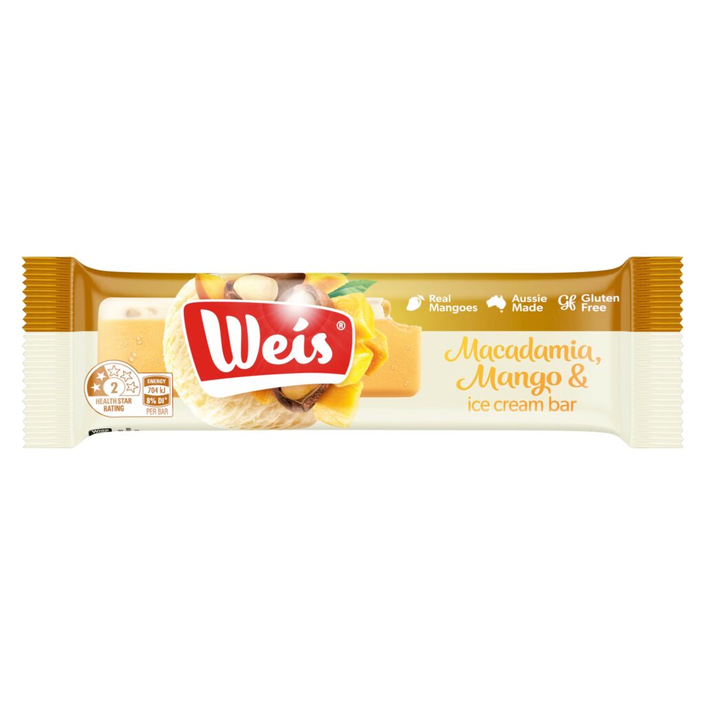 Weis Macadamia, Mango & Isbarer: En Tropisk Drøm | Bon Bon Ice